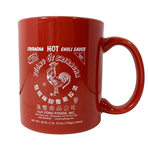 ITI | Dining | Sriracha Coffee Mug Hot Chili Sauce All Red Spicy ...